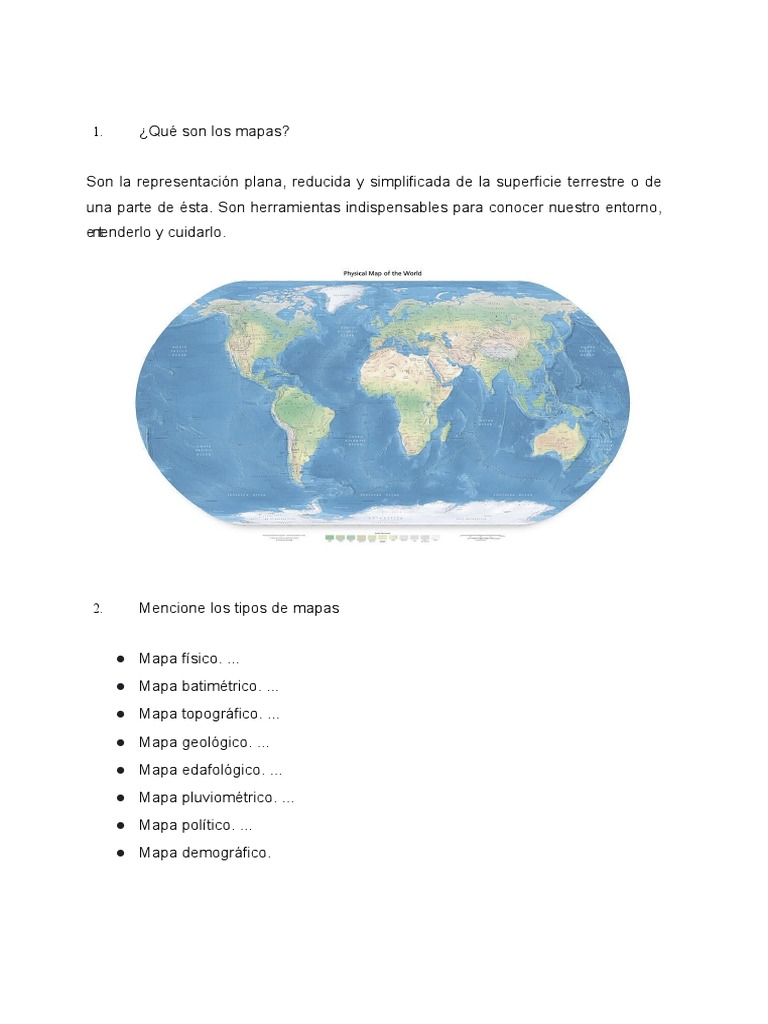 Cuestionario de Los Mapas | Descargar gratis PDF | Mapa | Latitud
