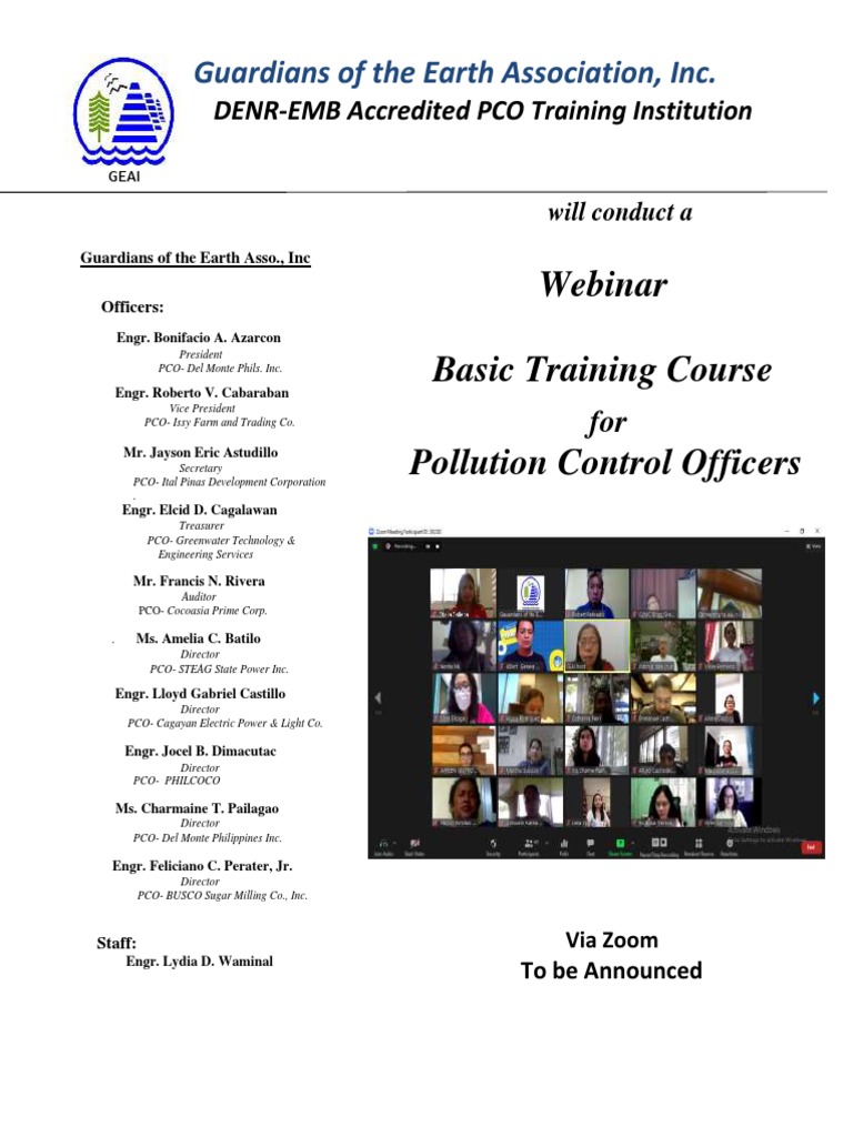 PCO Training for Environmental Compliance | PDF | Air Pollution ...