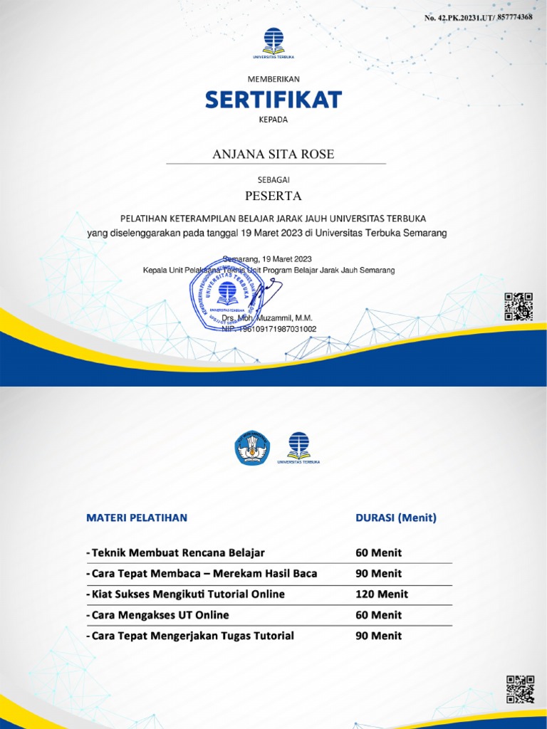 Anjana Sita Rose Peserta | PDF