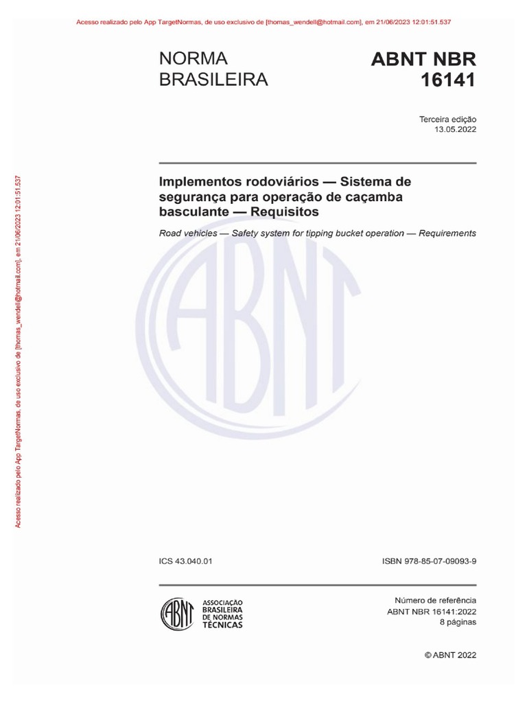 NBR - 16141 | PDF