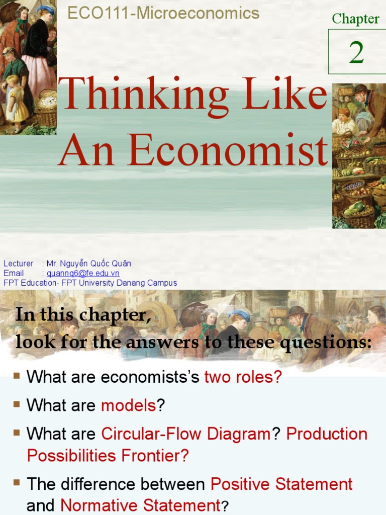 Thinking Like an Economist: Chapter 2 Summary | PDF | Economics | Business