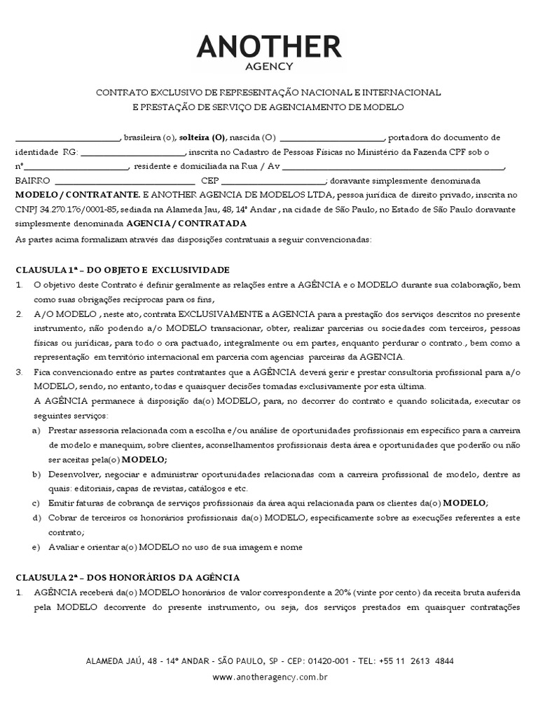 Contrato Another Oficial 3 | PDF | Justiça | Crime e Violência