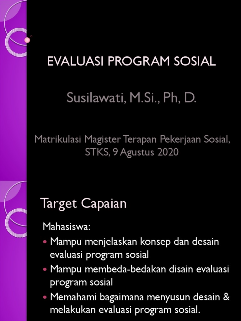 Evaluasi Program 2022 | PDF