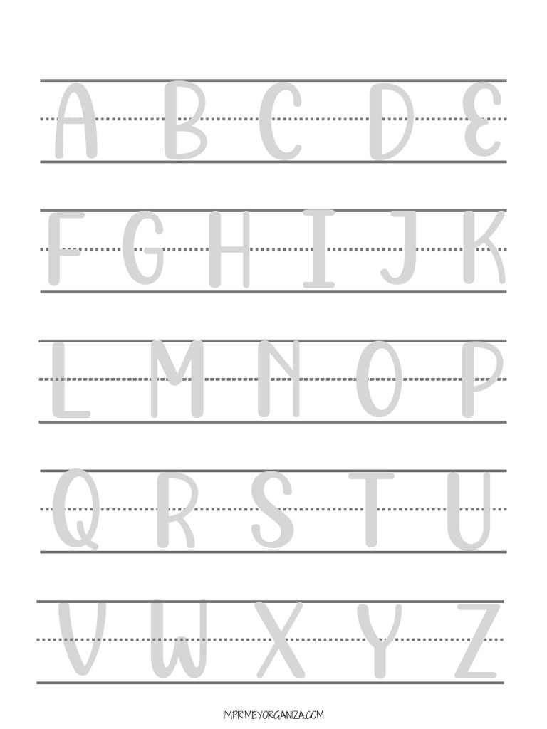 Abecedario Lettering Minimalista | PDF