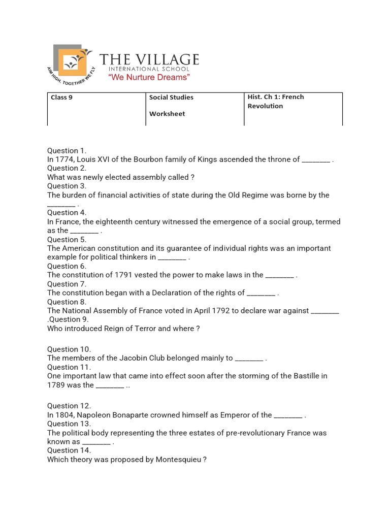 The French Revolution | PDF | French Revolution | Reign Of Terror