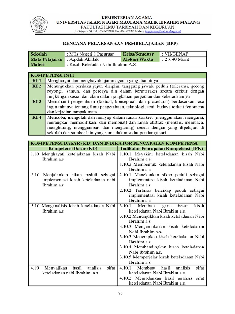 Lampiran RPP 4 | PDF | Karier & Perkembangan