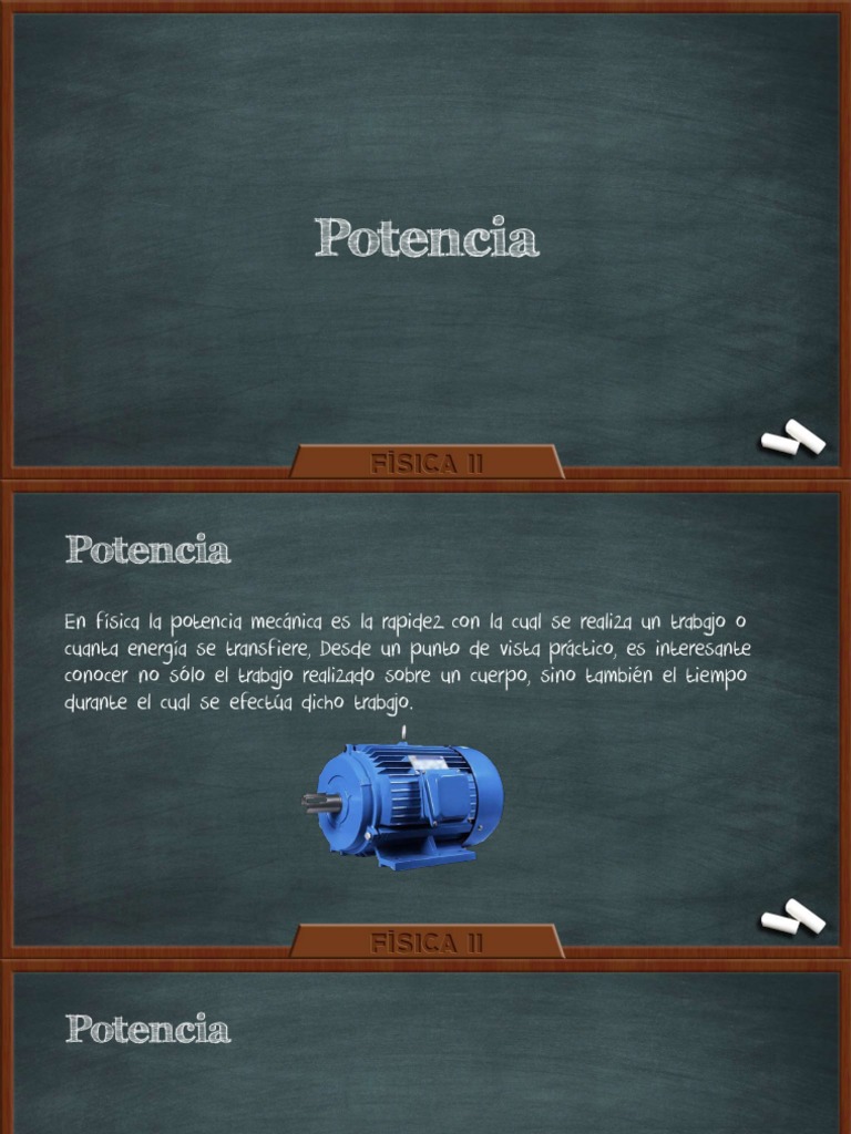 Potencia Pdf Fuerza Vatio