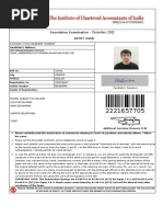 CA Inter Marksheet | PDF | Accounting | Accountant