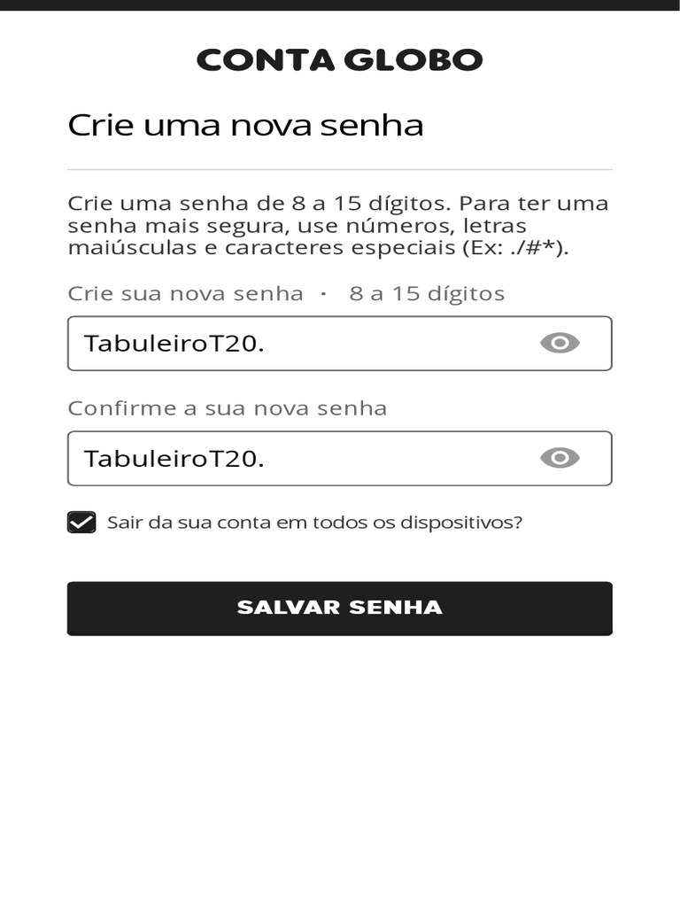 Dicas para Criar Senhas Seguras | PDF