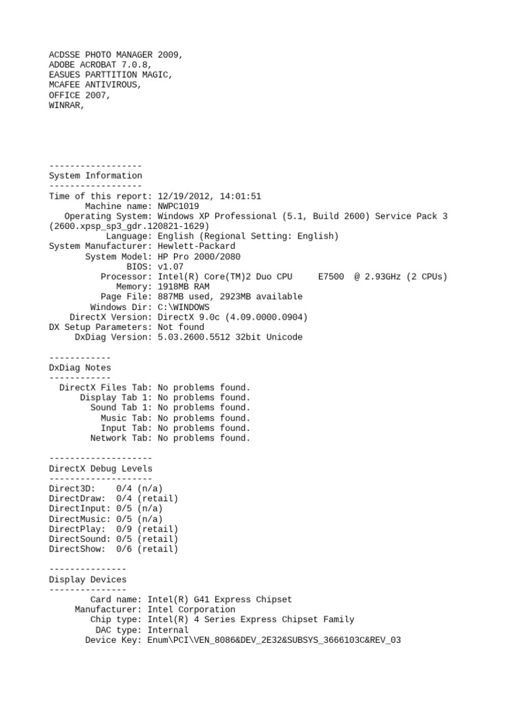 PC1019 | Download Free PDF | Device Driver | Codec