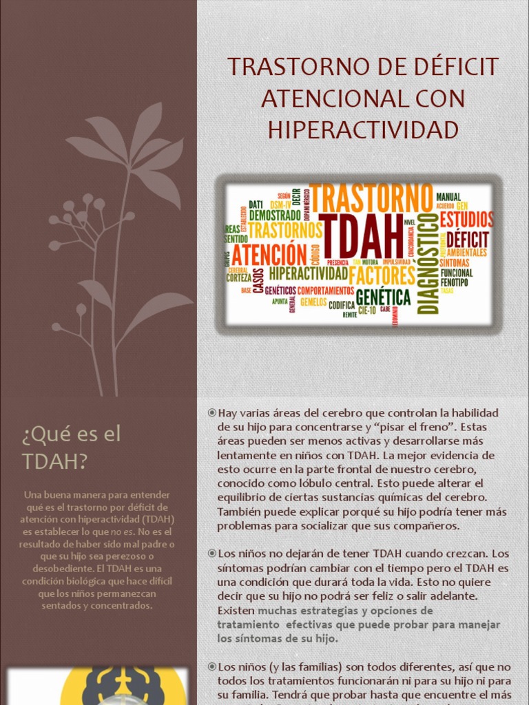 Comprendiendo el TDAH y sus tipos | PDF | Desorden hiperactivo y ...