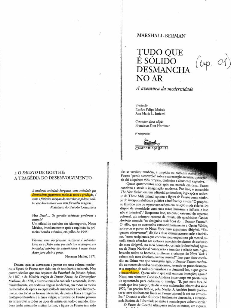 O Fausto de Goethe | PDF