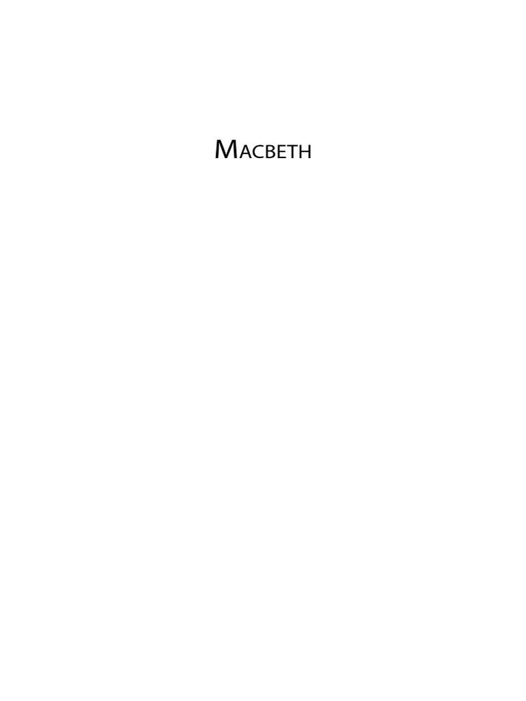 Macbeth AGUILAR | PDF | Macbeth | William Shakespeare