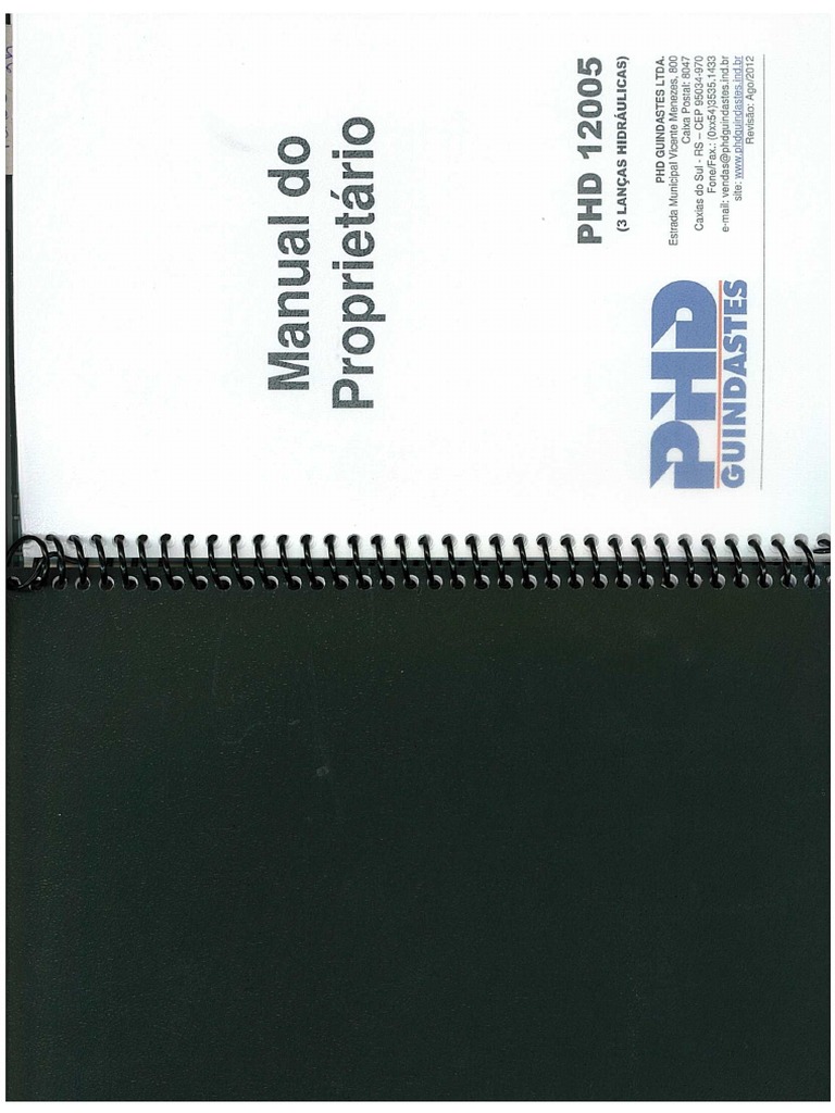Manual Munck PHD - 12005 | PDF