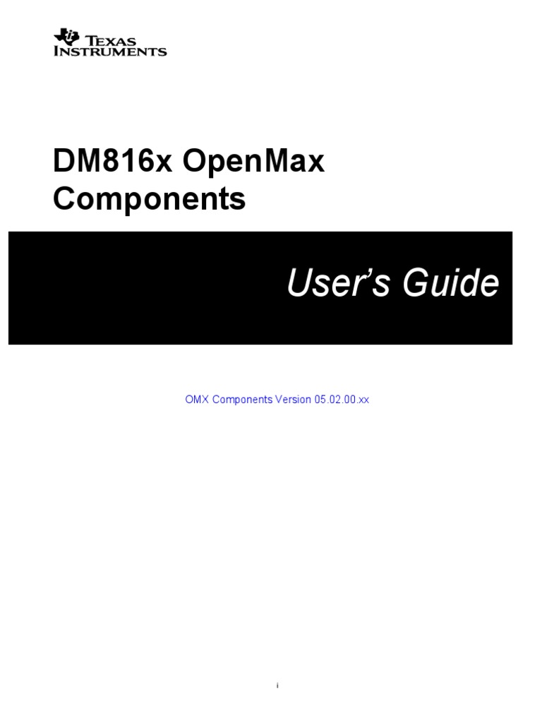 OMX 05 02 00 48 UserGuide | PDF | Information And Communications ...
