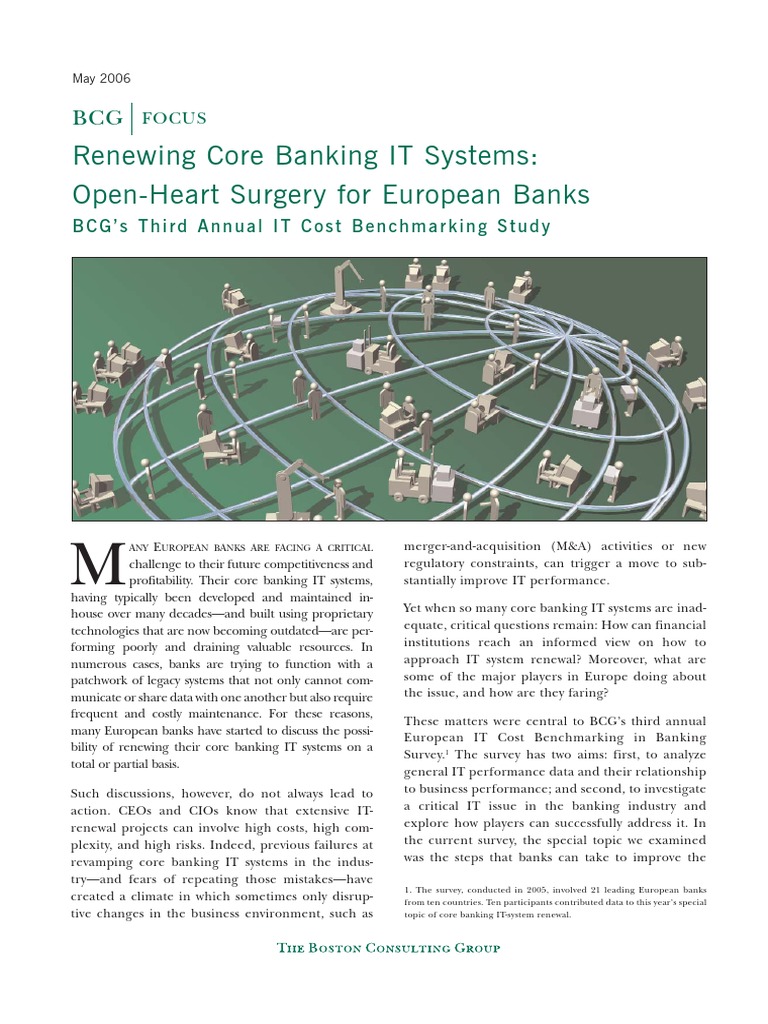 Renewing CoreBanking IT System BCG | PDF | Banks | Outsourcing