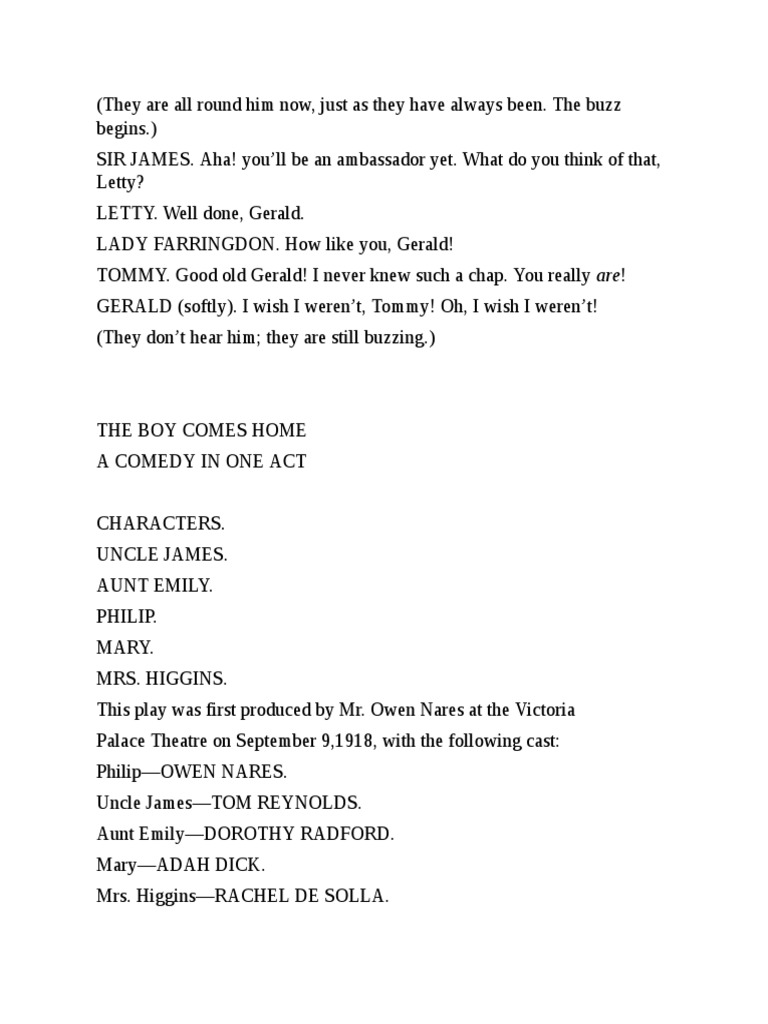 The First Plays by Milne Alan Alexander | PDF