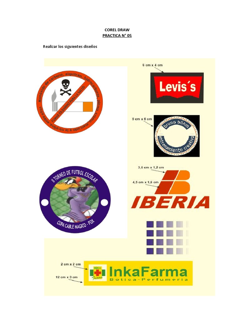 Practica 5 Corel Draw | PDF