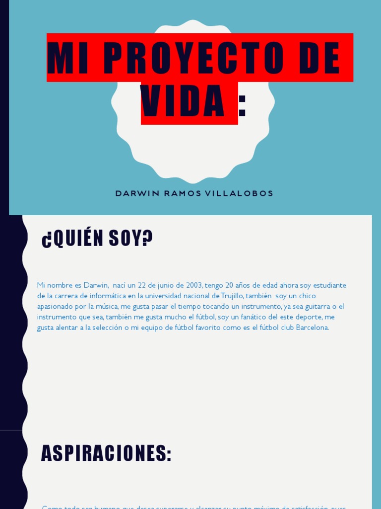 Proyecto de Vida Personal 1.0 | PDF