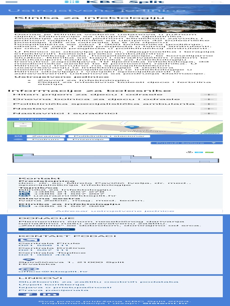 Klinika Za Infektologiju KBC Split | PDF