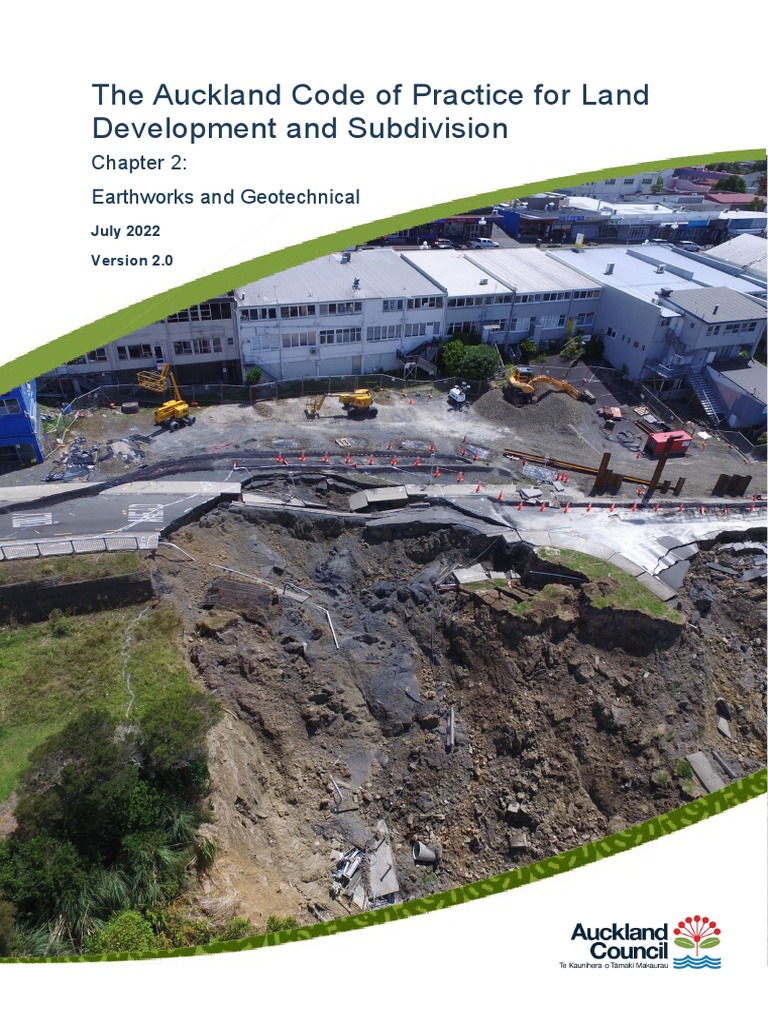 Earthworks and Geotechnical Code of Practice Version 2 | PDF | Risk | Geotechnical Engineering