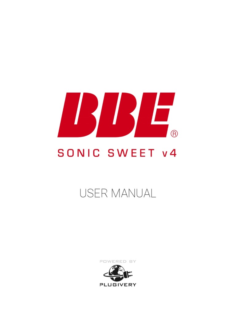 BBE SonicSweet Manual | PDF | Computer Architecture | Software Engineering BBE SonicSweet Manual | PDF | Computer Architecture | Software Engineering