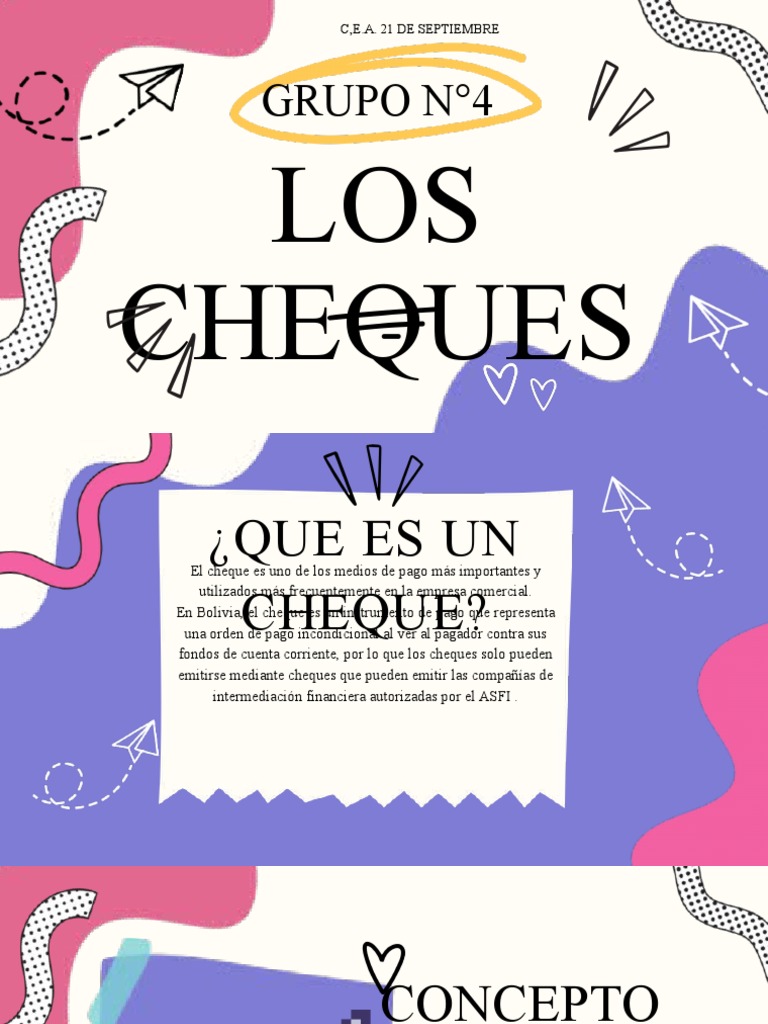 Cheques Tema 4 | PDF | Cheque | Bancos