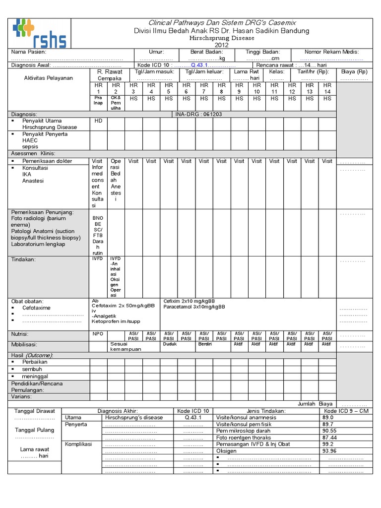 clinical pathway HD | PDF