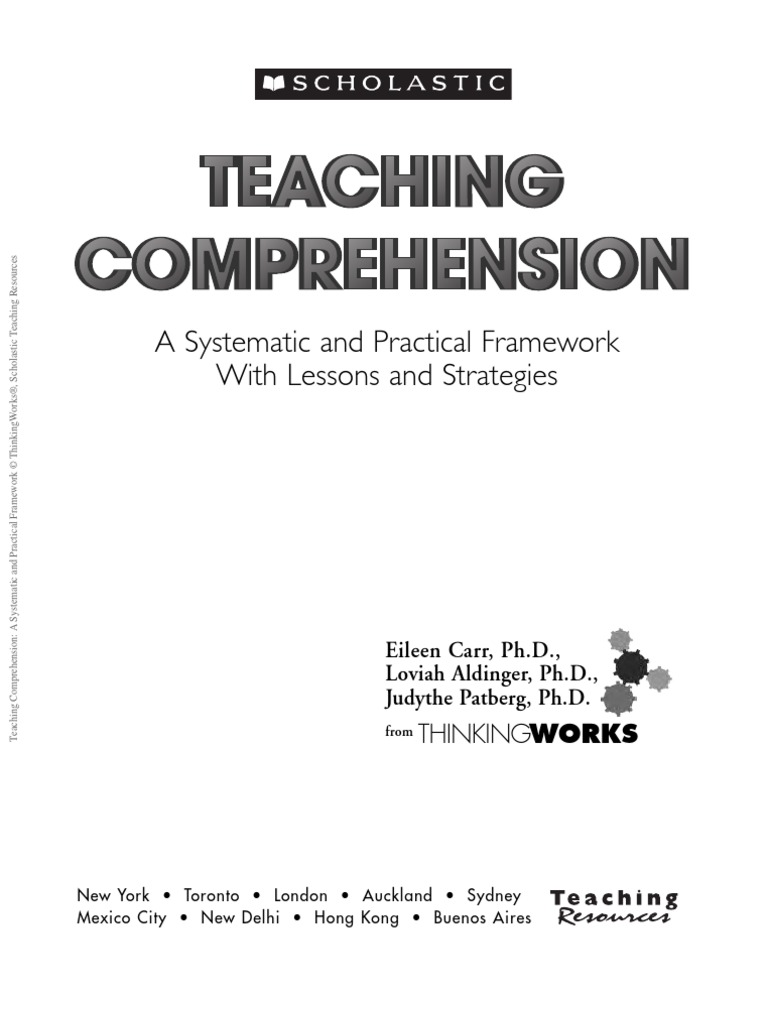 Teaching Comprehension | Reading Comprehension | Reading (Process)