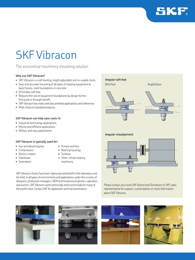 SKF Vibracon Brochure | PDF | Screw | Steel