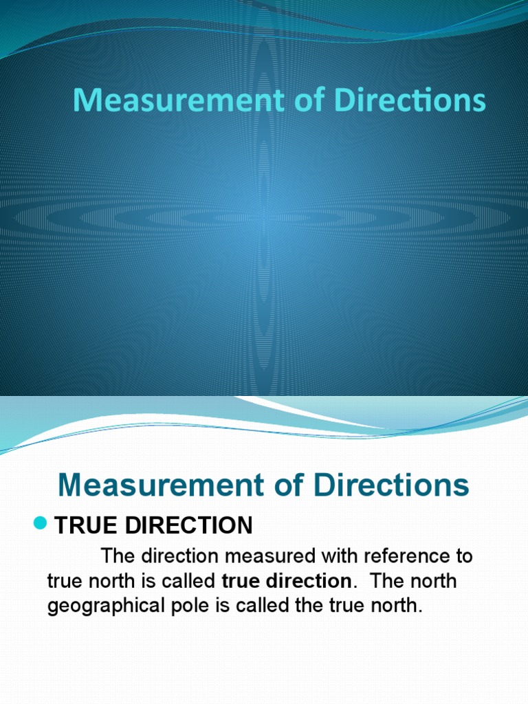 Measurement of Directions | PDF