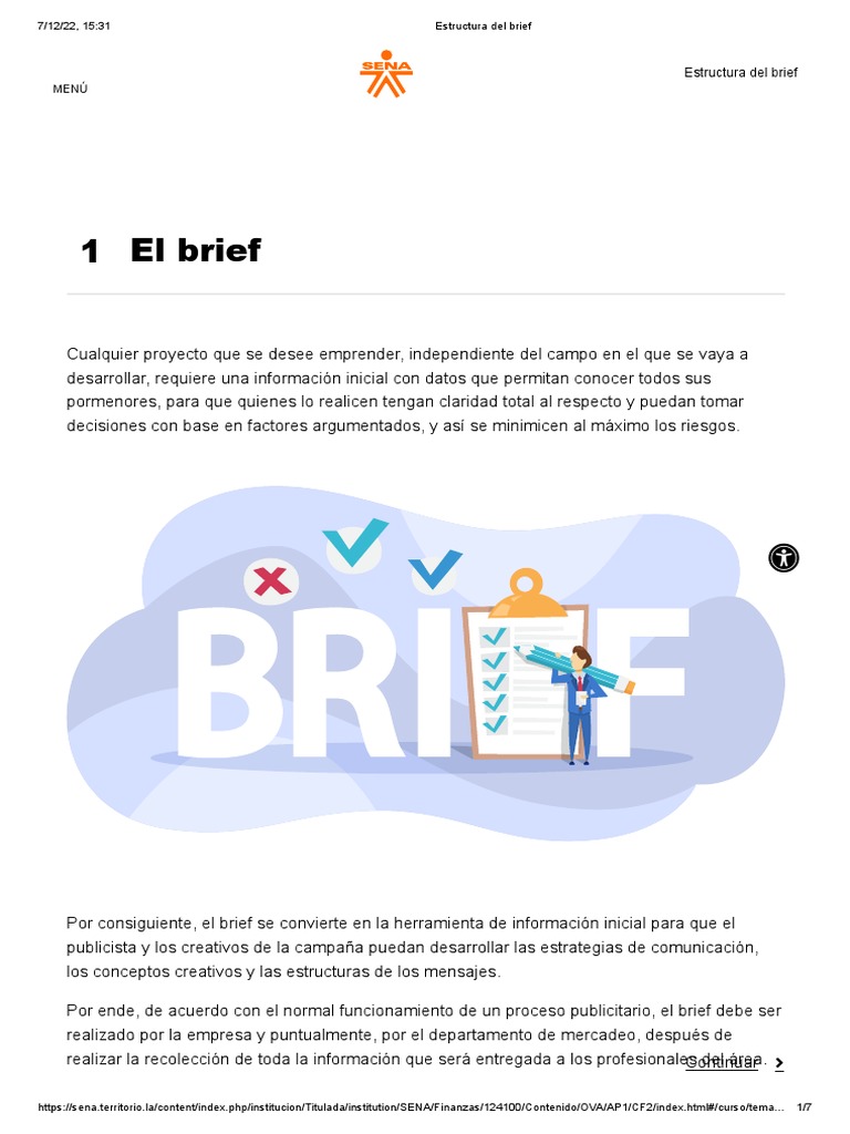 Estructura Del Brief | Descargar gratis PDF | Publicidad | Marketing