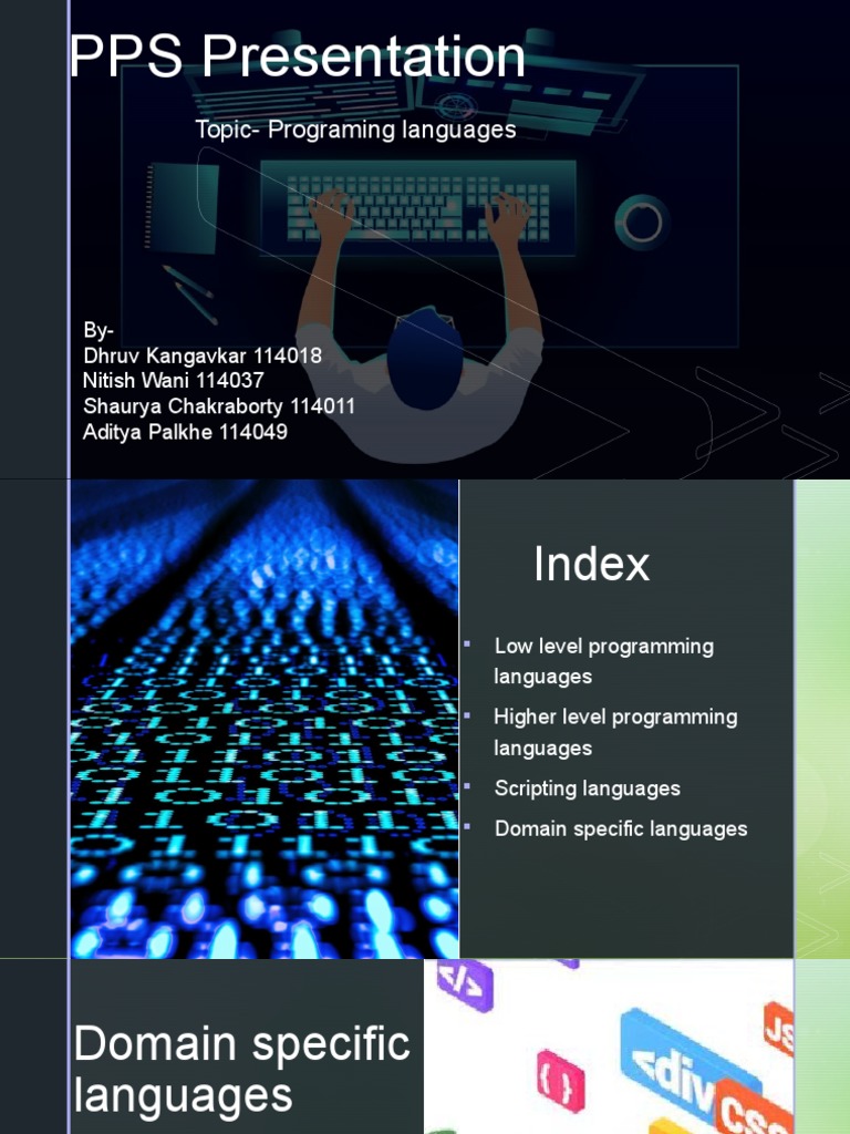 Pps Presentation Pdf Computer Programming Computing