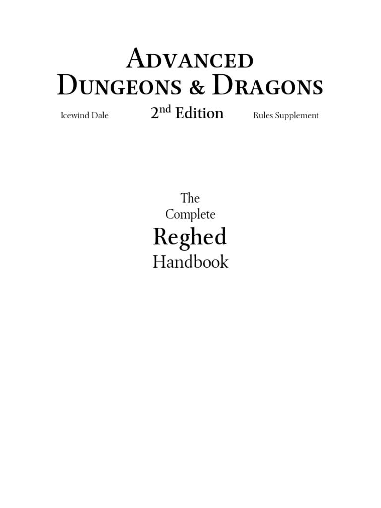 Complete Reghed Handbook (Share) | PDF