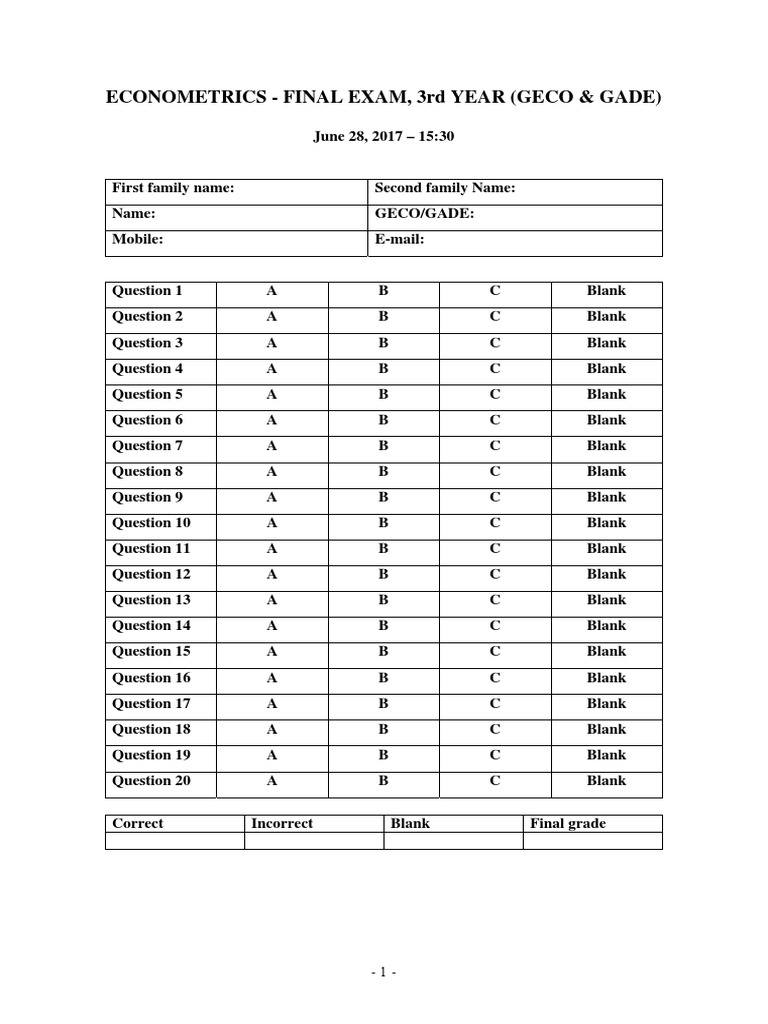 Econometrics Pdf Ordinary Least Squares Errors And Residuals