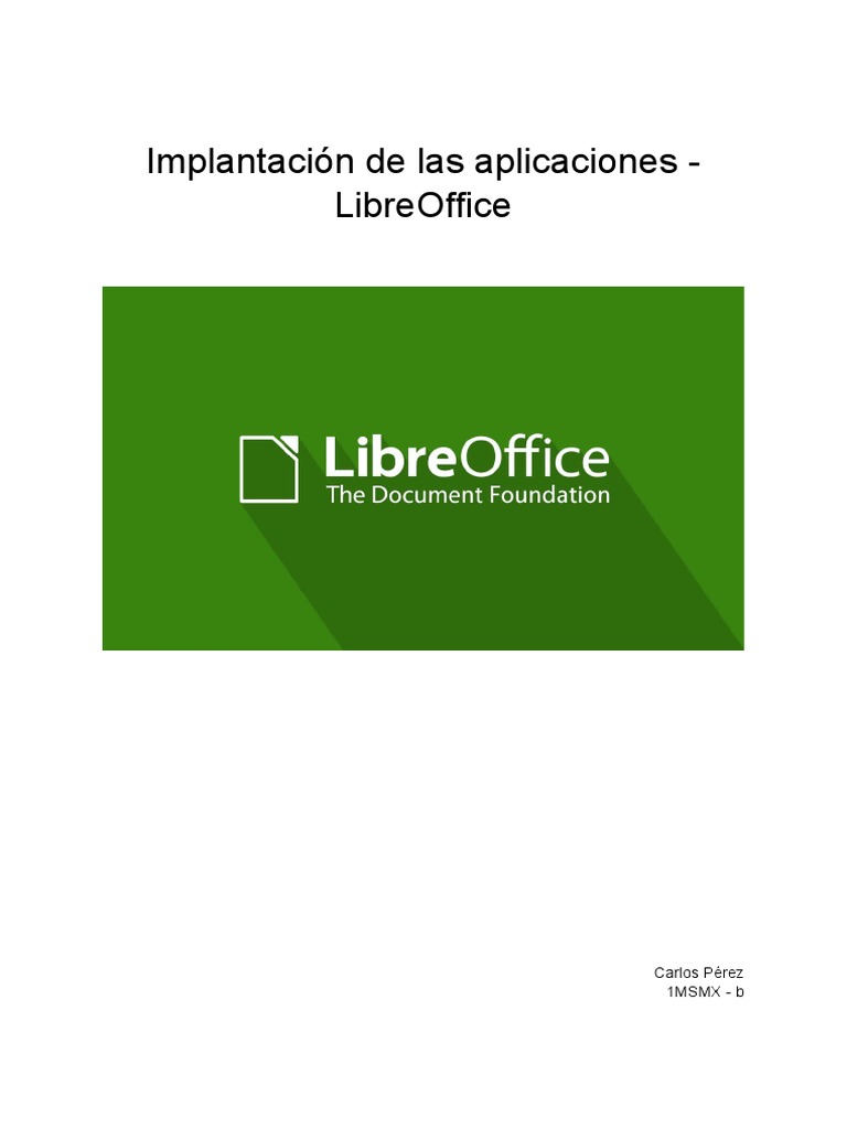 Libre Office | PDF | Microsoft Windows | Microsoft Office