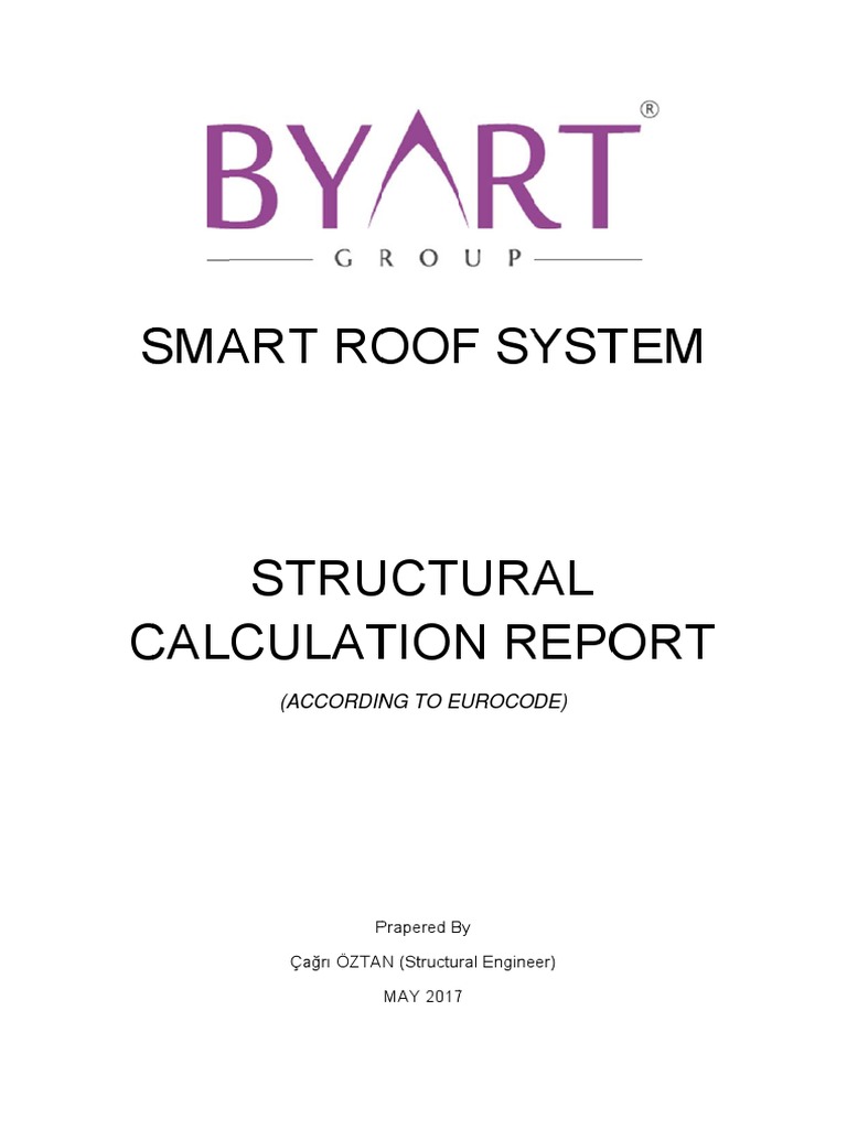 Smart Roof Structural Calculation Report | PDF | Applied And ...