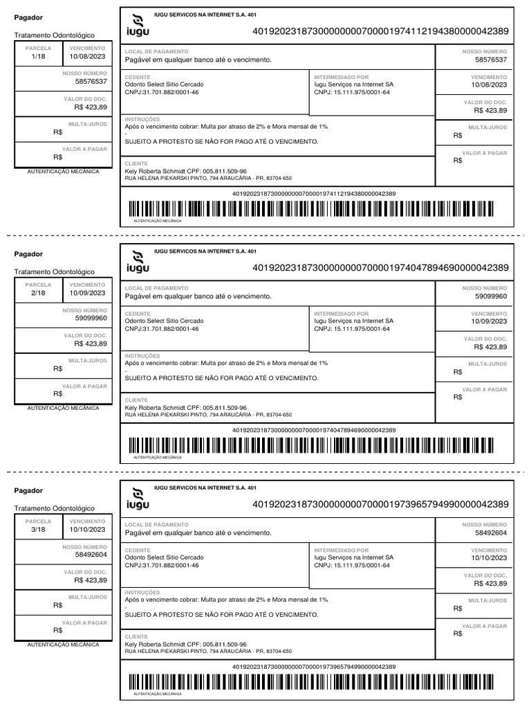 Boletos | Download Free PDF | Bancos | Serviços financeiros