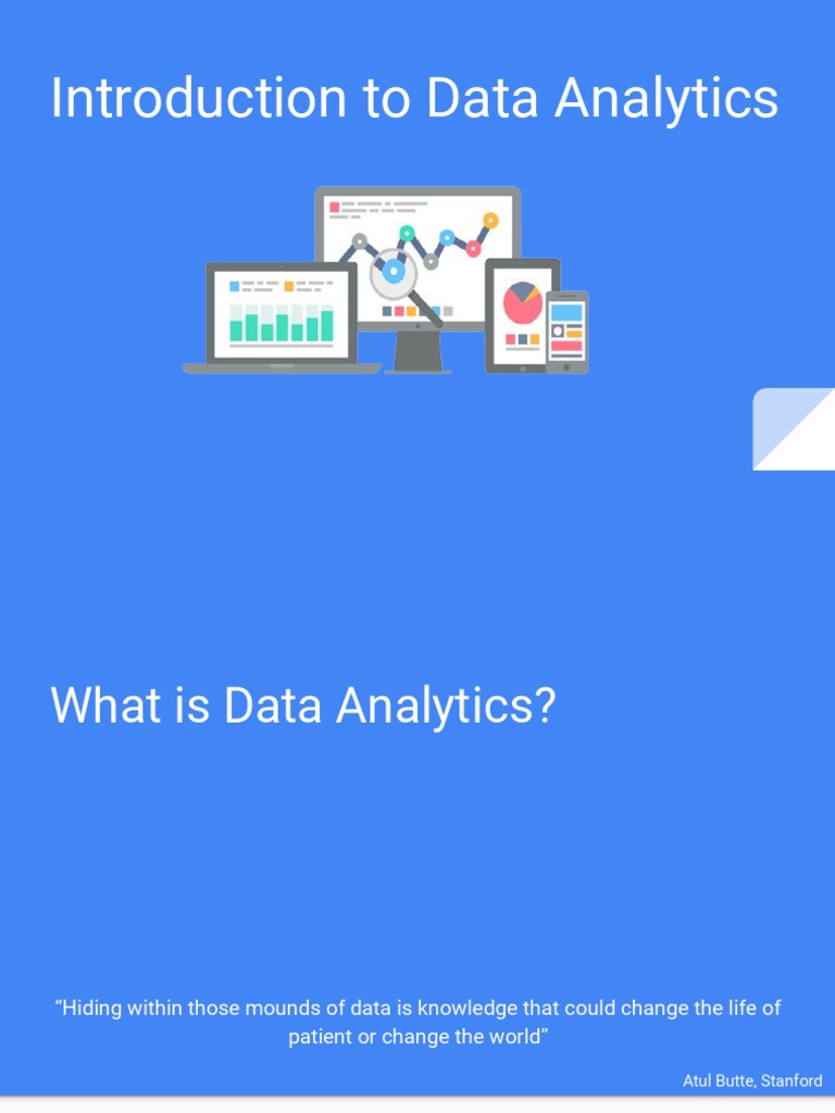 Introduction To Data Analytics Pdf