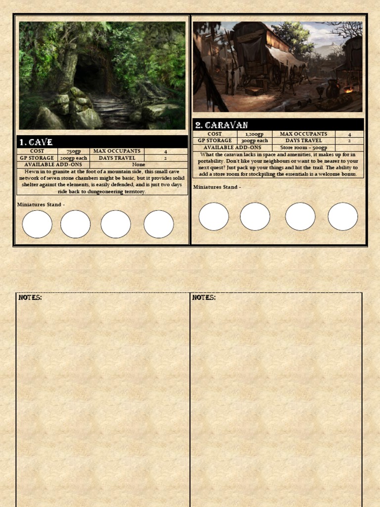 4AD - Homes & Travelling - Cards (Fan Made) | PDF