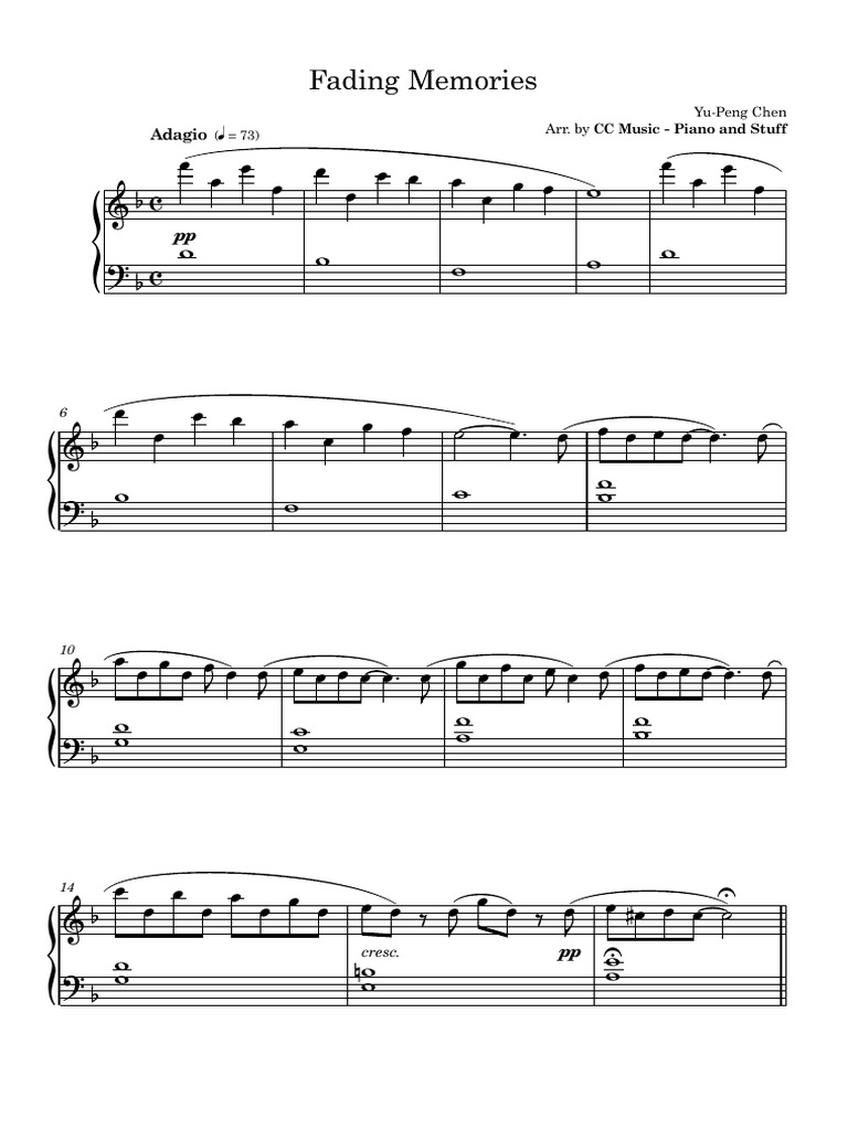 Fading Memories | PDF