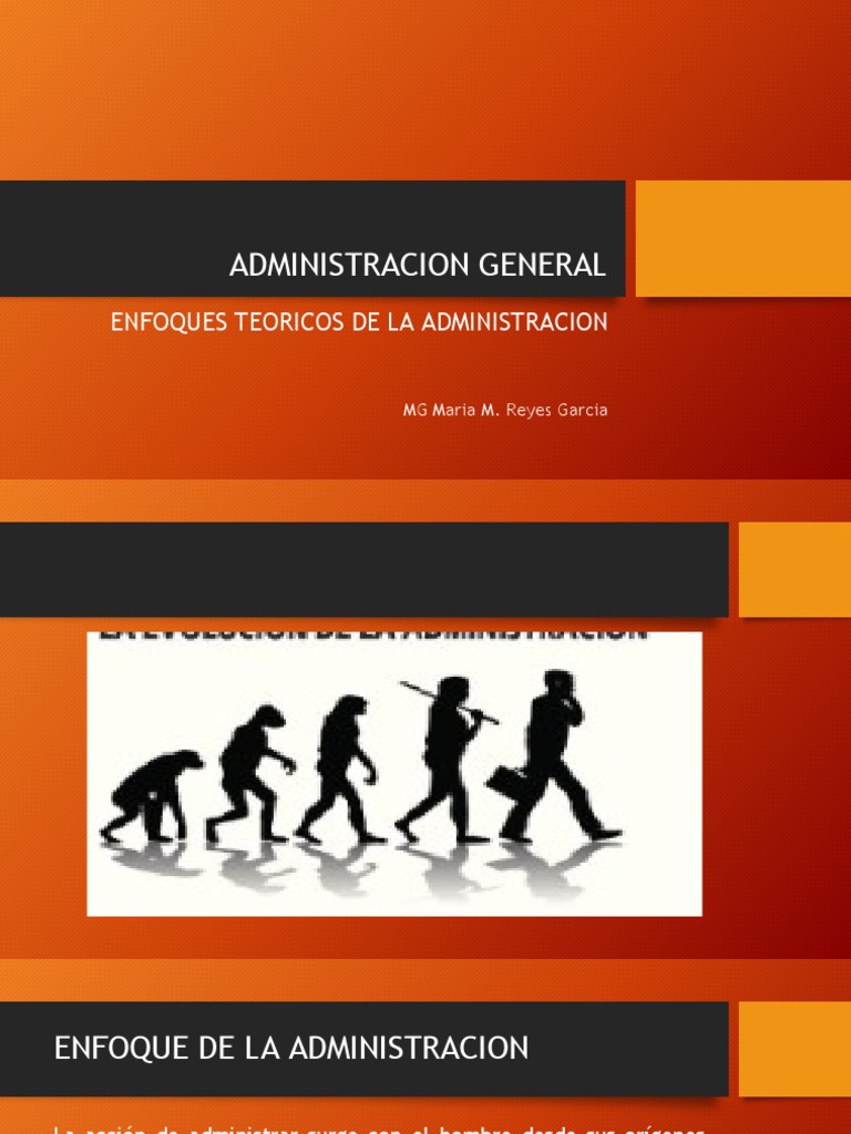 ENFOQUES TEORICOS DE LA ADMINISTRACIÓN | PDF | Sistema | Planificación