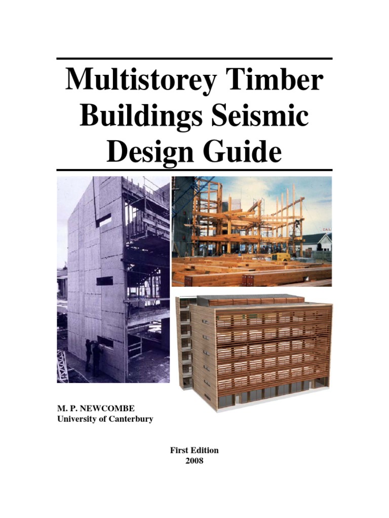 MS Timber Buildings Seismic Design Guide Vol. 1 | PDF | Bending | Truss