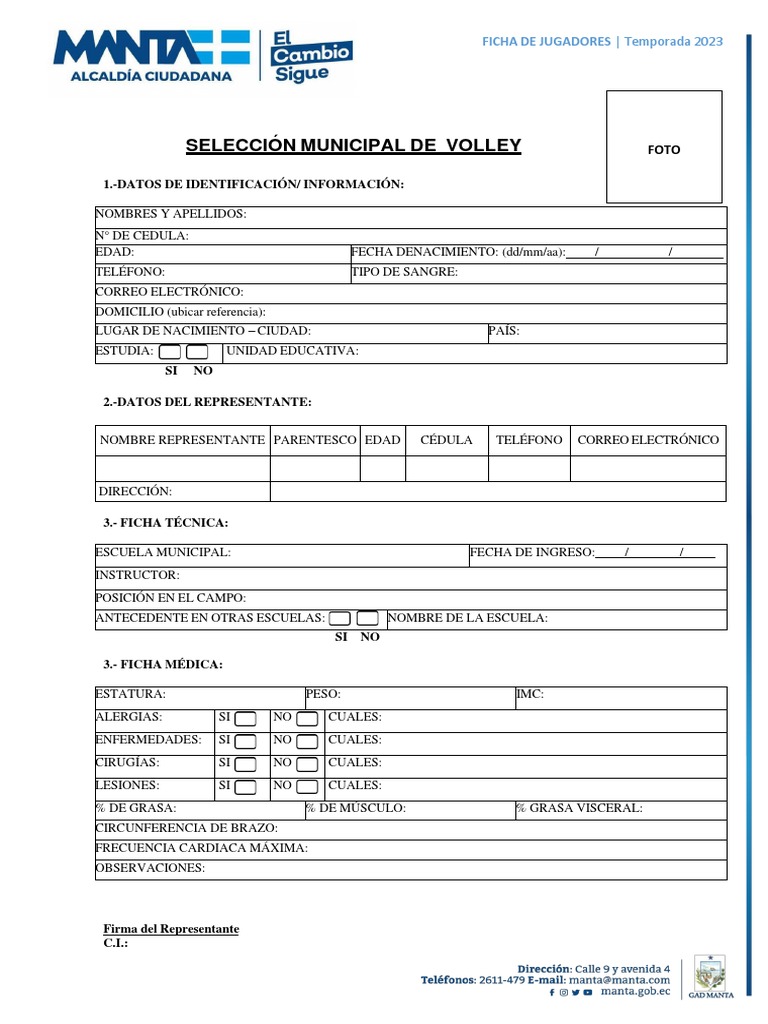 Formulario Escuelas Municipales | PDF