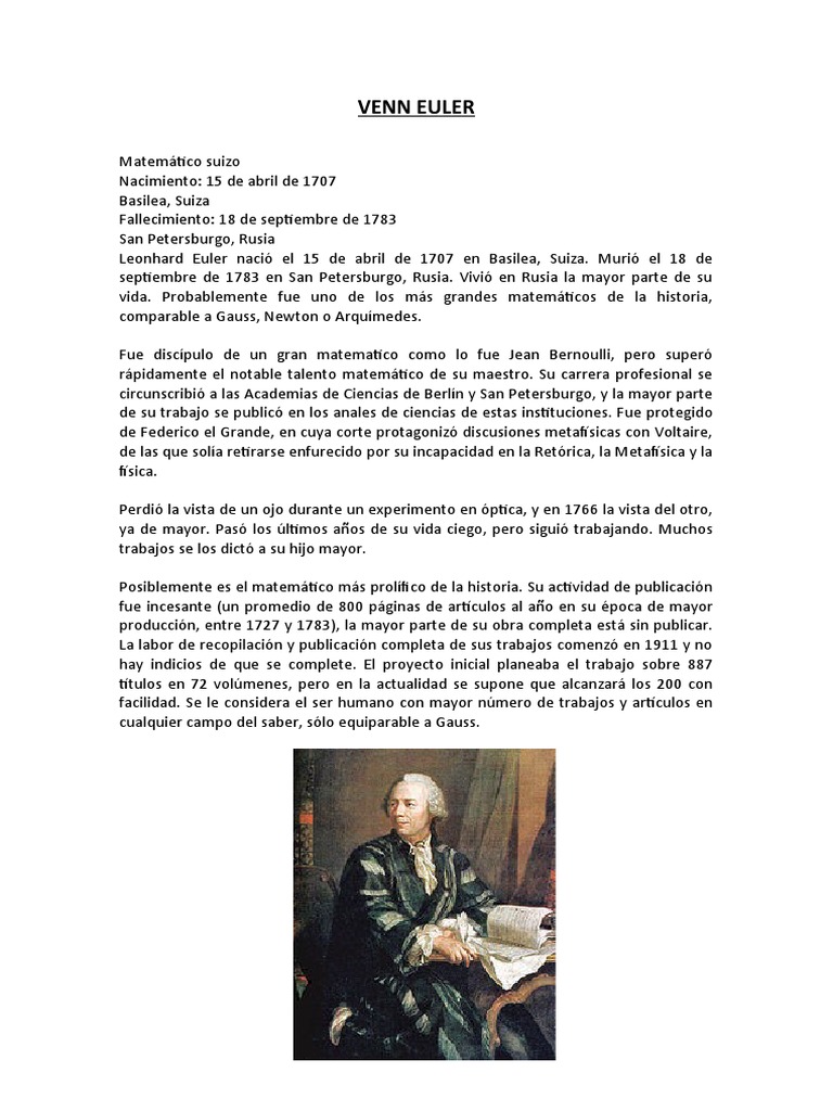 Venn Euler | Descargar gratis PDF | Conjunto (Matemáticas) | Matemáticas