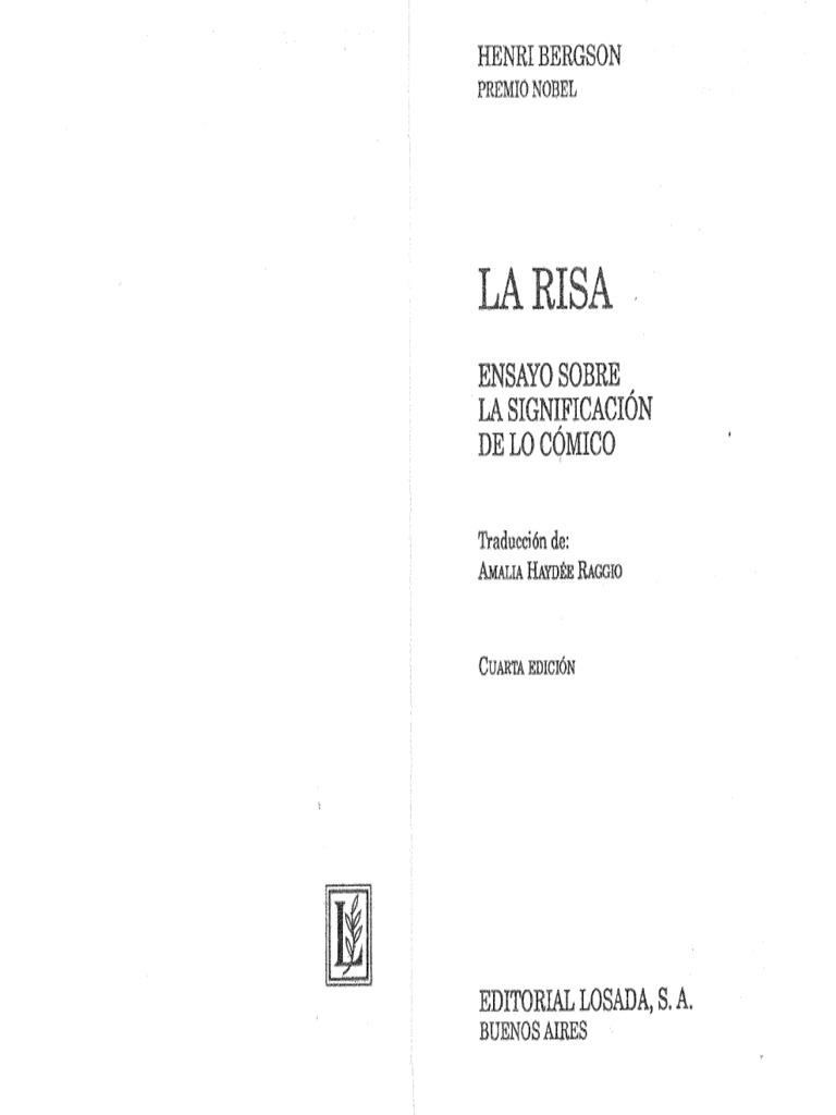 BERGSON - La Risa - Completo | PDF