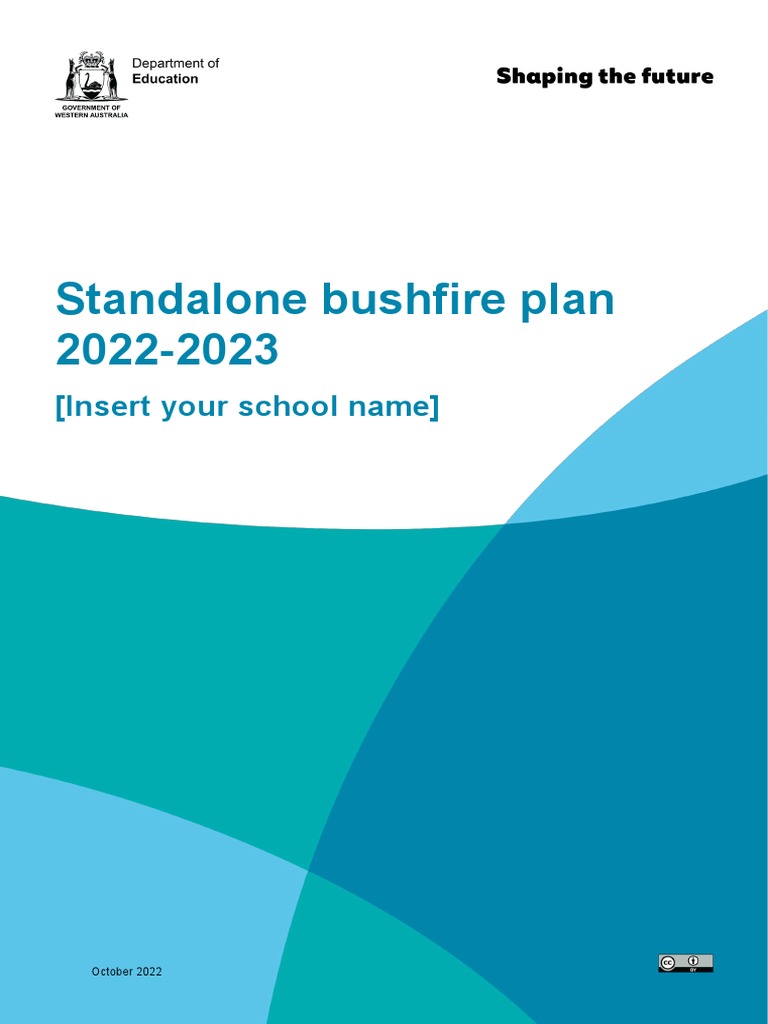 Standalone Bushfire Plan Template 2022-2023 | PDF | Wildfire ...
