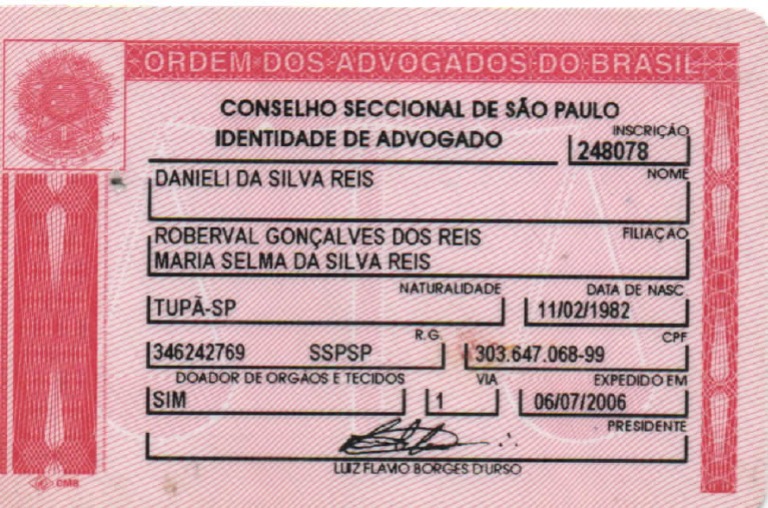 Carteira Da Oab | PDF