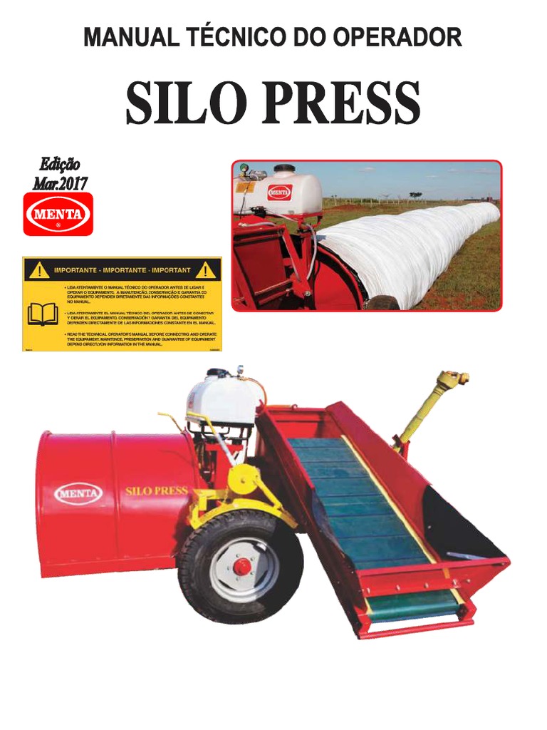 Manual do Operador Silo Press 6.P | PDF | Engenharia Mecânica