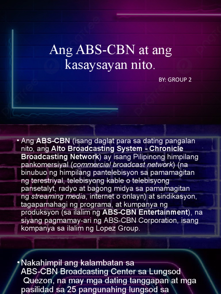 Ang ABS-CBN at Ang Kasaysayan Nito | PDF